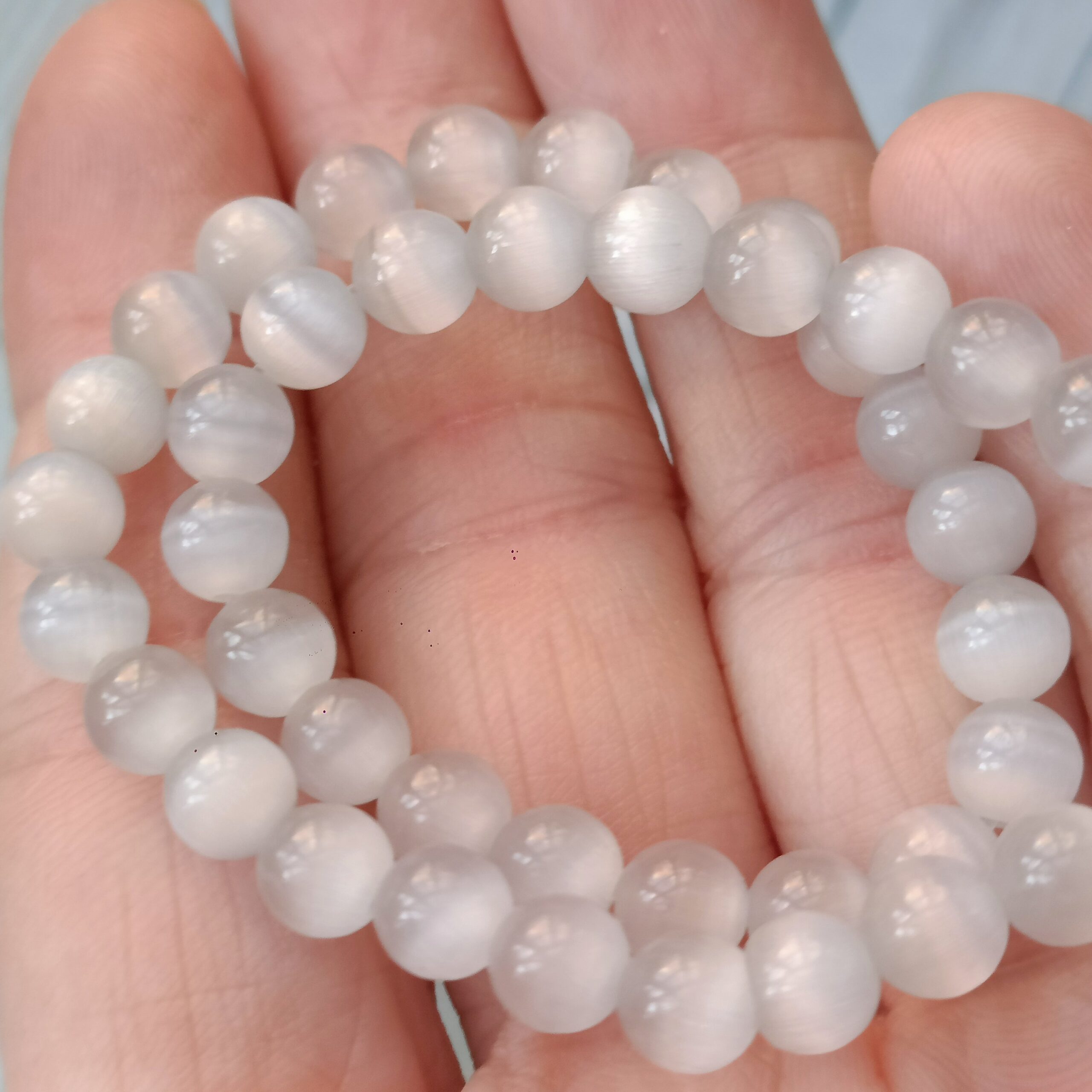 mini Japa mala ojo de gato - Gema Gauna Design