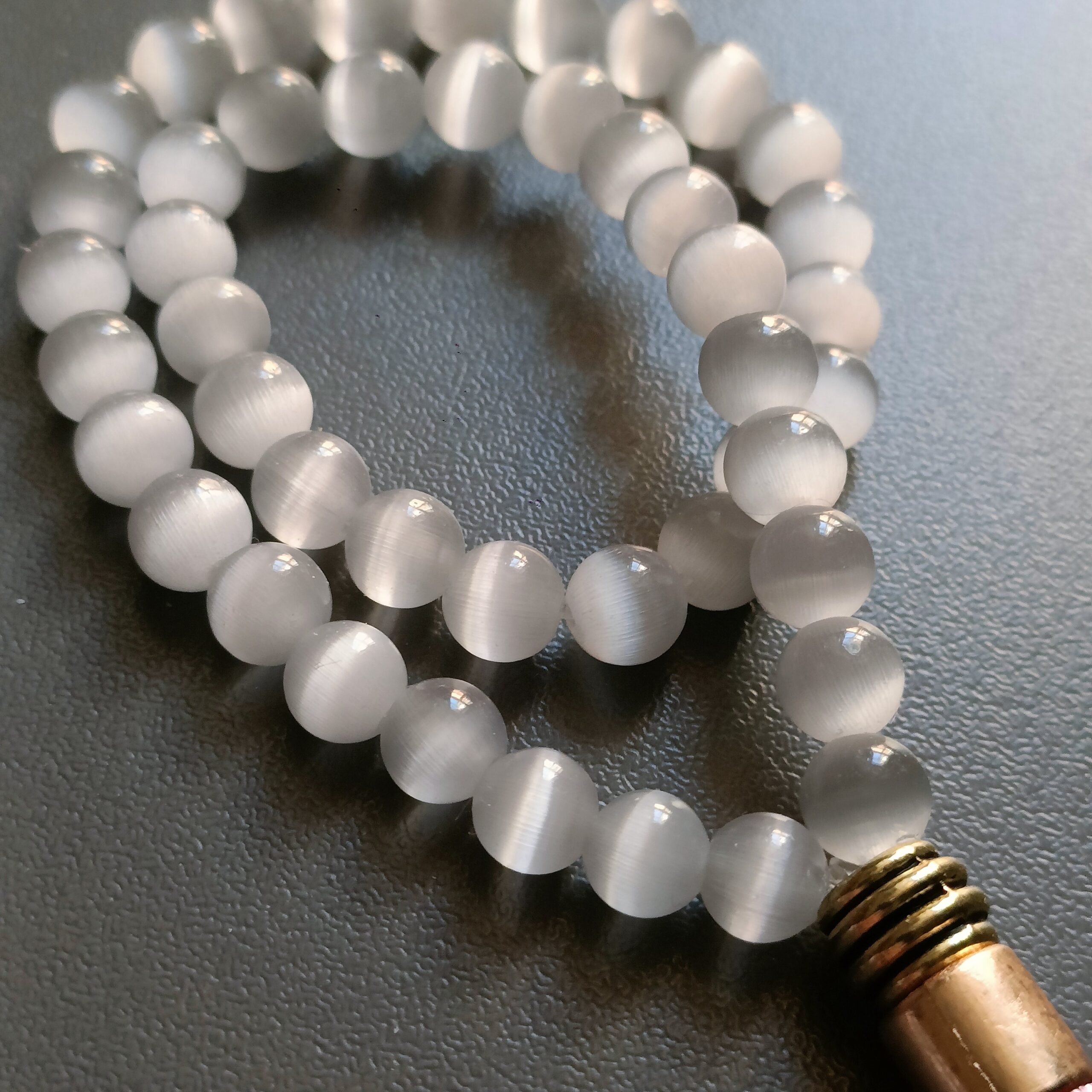 mini Japa mala ojo de gato - Gema Gauna Design